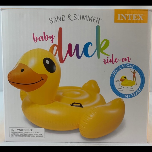 Intex | Other | Intex Baby Duck Rideon Float | Poshmark